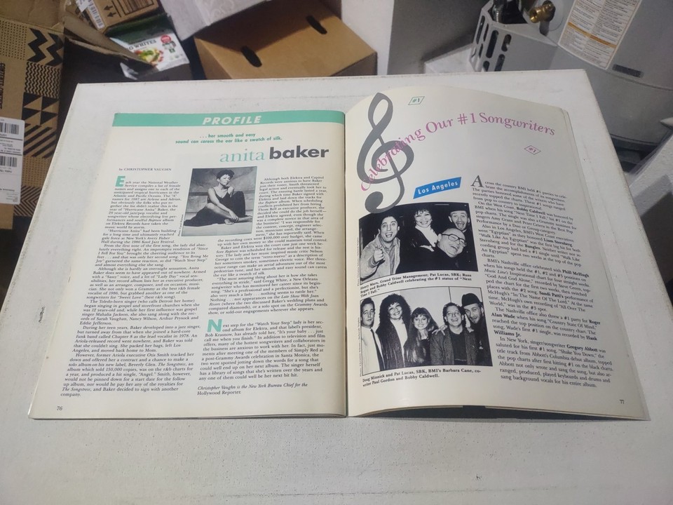 1987 BMI MAGAZINE MANY WORLDS OF MUSIC ISSUE NO. 1 GRAMMY WINNERS HALL ...