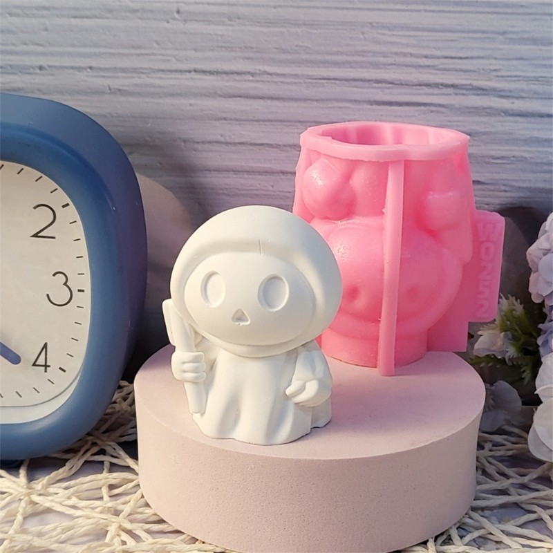 Scary Dolls Silicone Molds Halloween Ornament Epoxy Resin Moulds ...