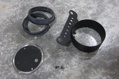 OEM Harley Sportster Dyna Black Speedometer Speedo Gauge Mount Bracket ...