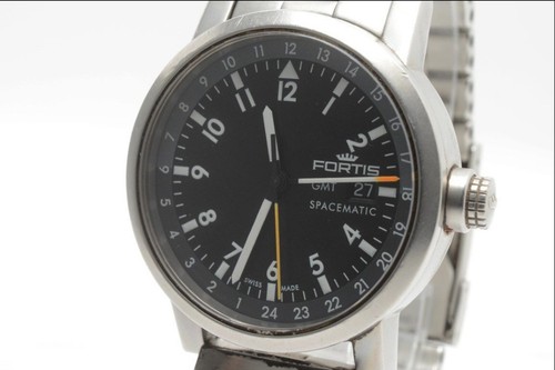 Beautiful FORTIS SPACEMATIC GMT Swiss Automatic Aviator/Pilots Watch ...