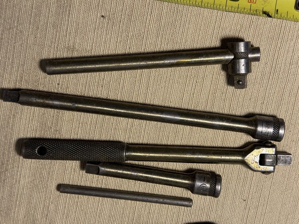 Vintage CRAFTSMAN Series 1/4" Socket Set in Box w/ Damaged Ratchet ...