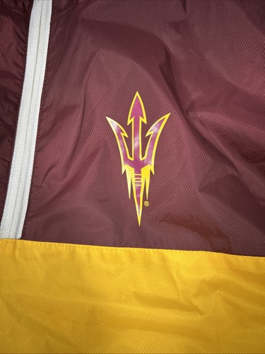 Carl Banks NCAA Arizona State Sun Devils Burgundy 1/4 Zip Pullover ...
