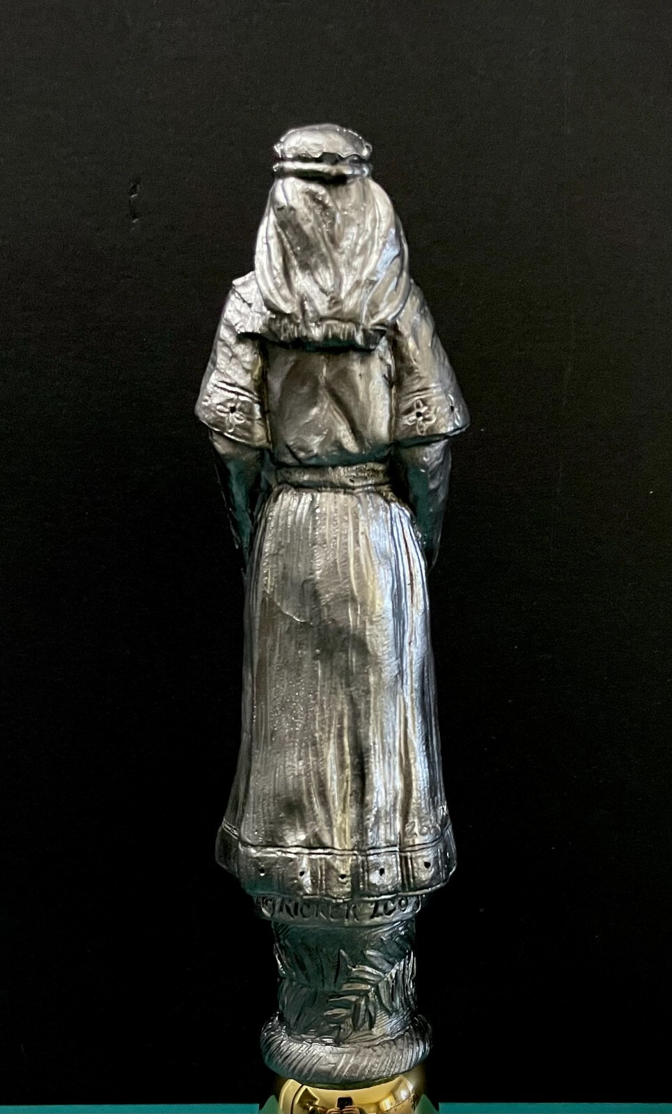 Michael Ricker Pewter Nativity Christmas Three 3 Wiseman Brass Bell ...