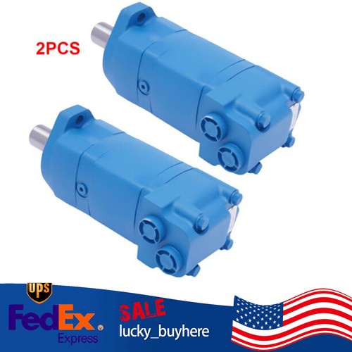 2PCS 2 Bolt Hydraulic Motor 1-1/4" Straight Key Shaft For Char-Lynn ...