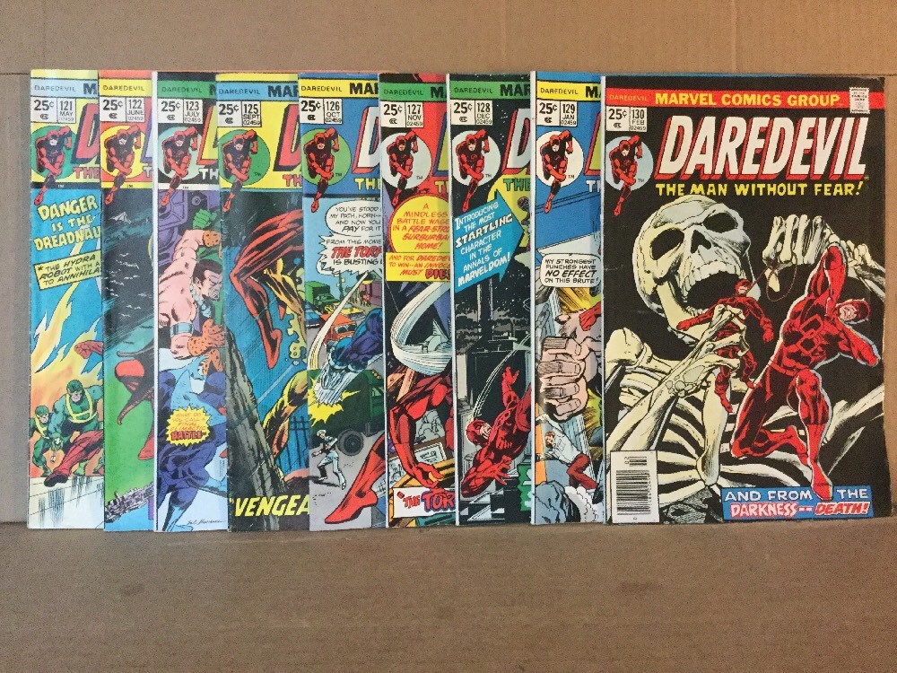 Daredevil Lot Of 9 #121-130 | eBay