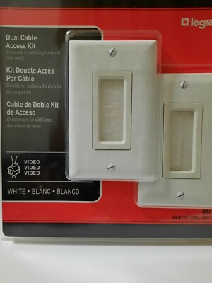 DUAL CABLE ACCESS KIT CONCEALS CABLE BEHIND THE WALL. Only 4 in stock ...