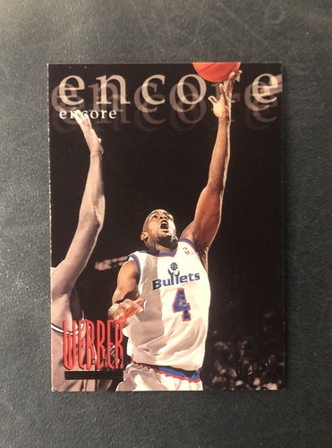 1995-96 Fleer Ultra Chris Webber Encore Insert Card #347 Washington ...