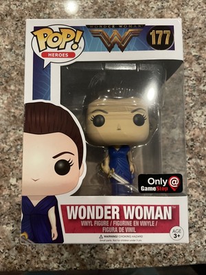Funko Pop Vinyl Figure DC Heroes Wonder Woman 177 Game Stop Exclusive ...