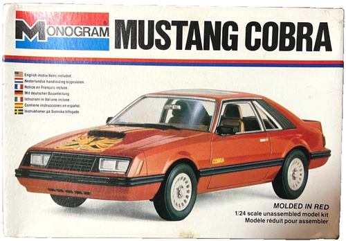 Monogram 1/24 Ford Mustang Cobra Model Kit Unassembled Used From Japan ...