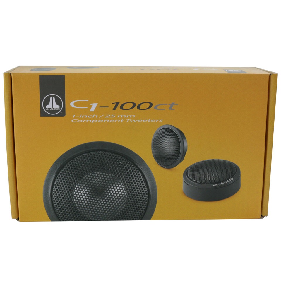 JL Audio C1-100ct C1-Series 1" Component Aluminum Dome Car Audio ...