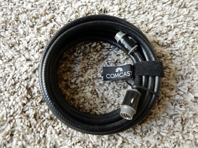 10 ft Black Comcast Digital HD RG6 Coaxial TV Cable | eBay
