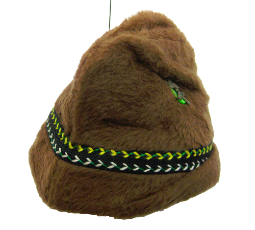 ALPINE Faux Fur Men's Bavarian Cap German Austrian Hat (Adult Size ...