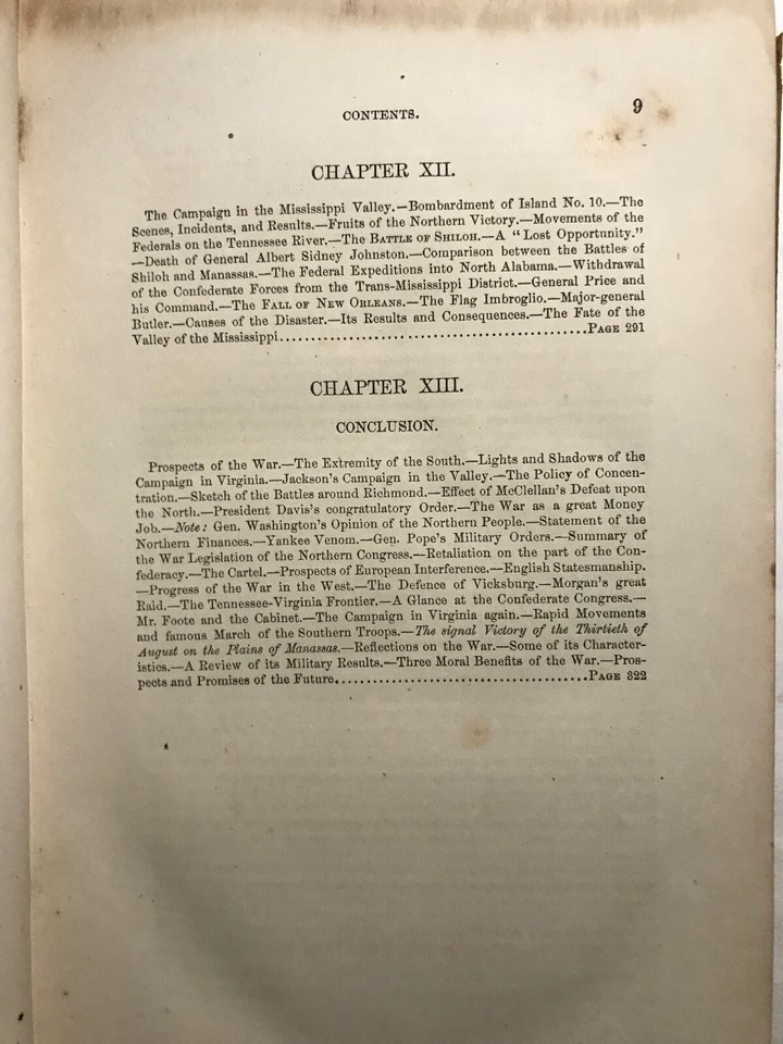 Rare Antique 1862 Civil War Book The First Year Of The War by Edward A ...