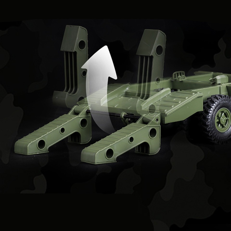 WPL B36-3 Full Scale RC Vehicle 1/16 Model RC Long Crawler Truck UK ...