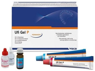 Voco 2070 UFI Gel P Permanent Soft Relining Material Set Tube | eBay