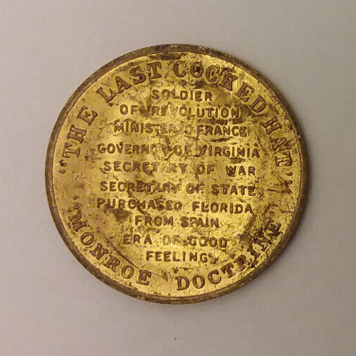 James Monroe 5th President Coin Medal Token | eBay
