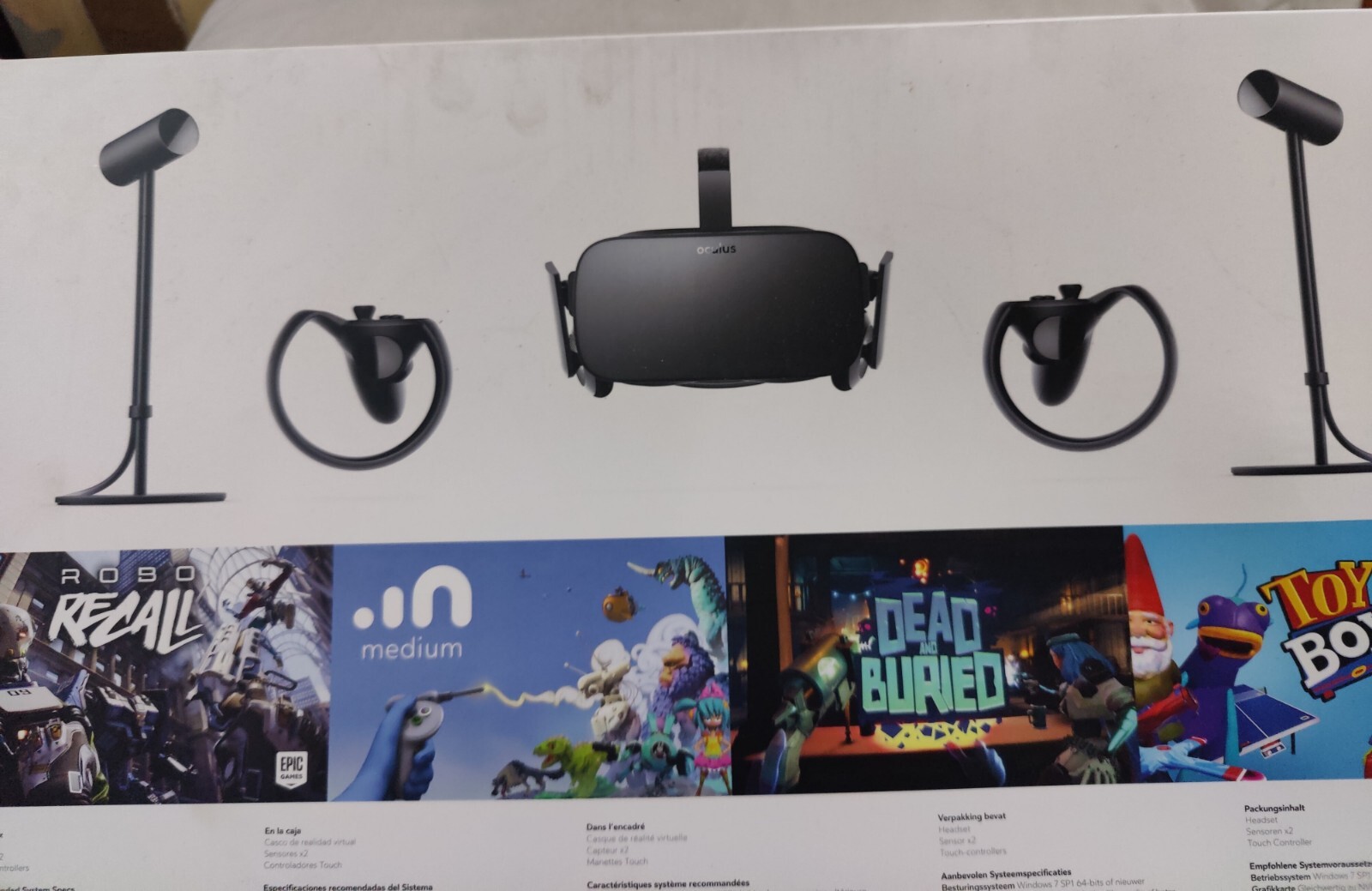 Oculus Rift + Touch Virtual Reality System OPN: 301-00095-01 | eBay