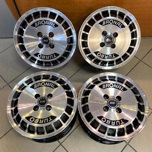 4x New Retro Wheels RONAL R10 Turbo 7x15 4x100 ET:37 Audi 80 VW Golf ...