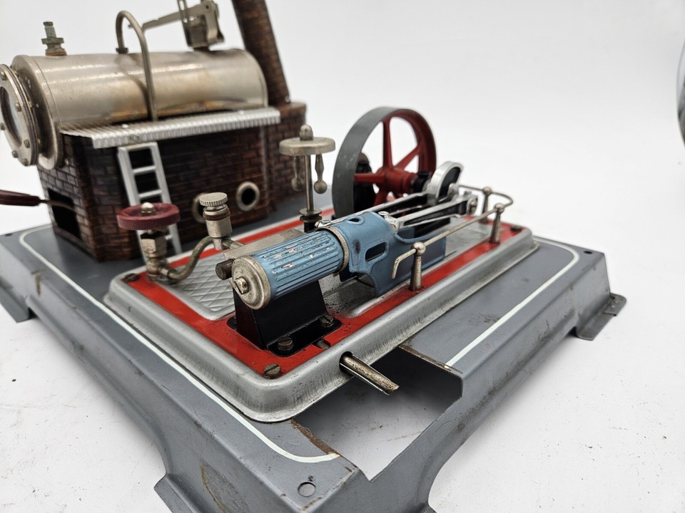 1960s Vintage Wilesco D16 Live Steam Engine and boiler Horizontal Toy ...