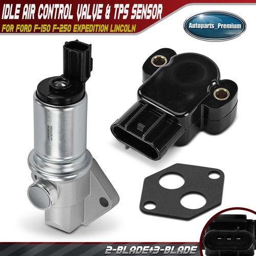 2x Idle Air Control Valve & Throttle Position Sensor Set for Ford F-150 ...