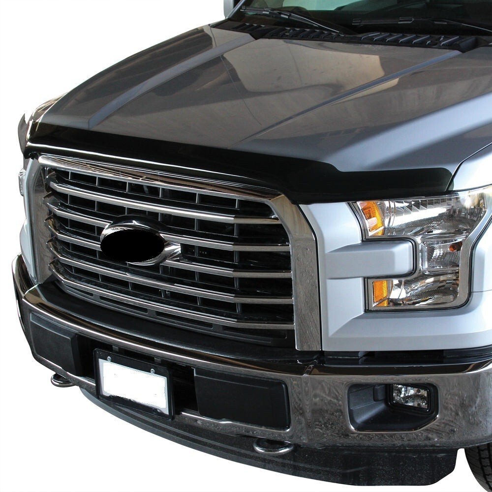Fits Toyota Tundra 2014-2021 RAISED GUARD Smoked Bug Shield Hood ...