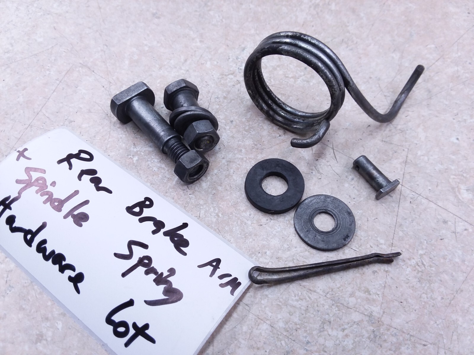Honda 400 Four CB400F CB400 Super Sport Brake Arm Spring & Hardware ...