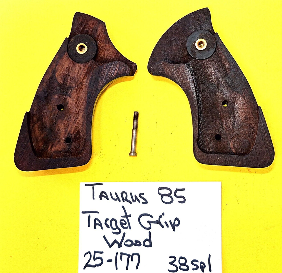 FACTORY TAURUS SMALL FRAME MODEL 85, 605 WOOD GRIPS & SCREW 25-177 | eBay