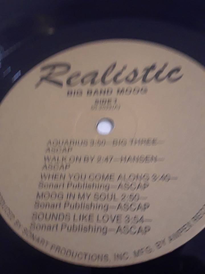 Realistic Big Band Moog LP Album | eBay