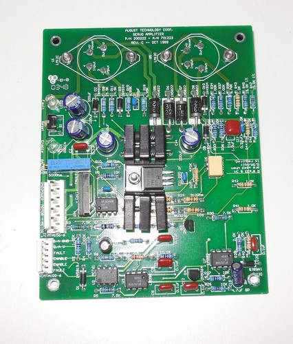 Amplificateur servo August Technology PN 200222 – A/N 701223 Rev C | eBay