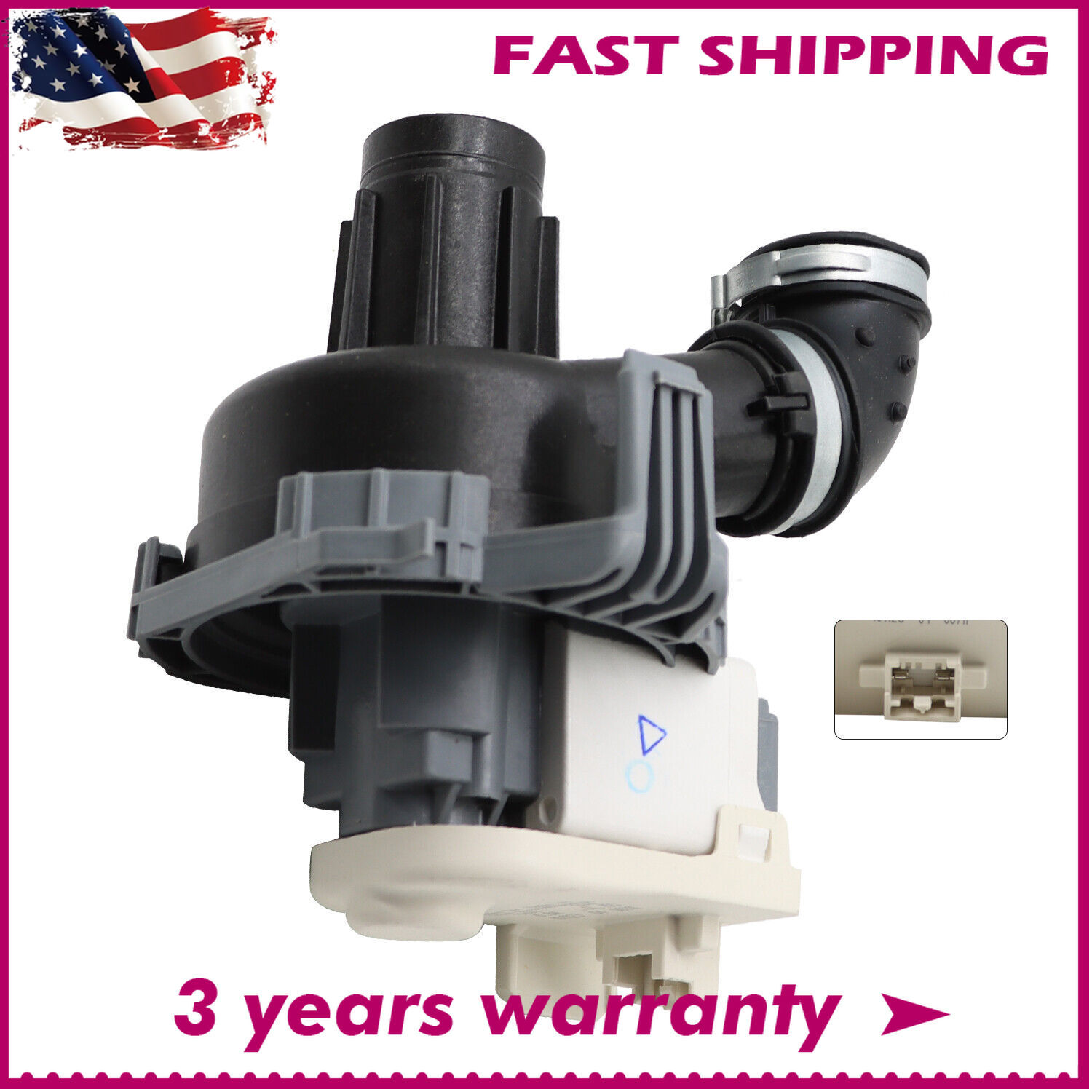 W11084656 For Whirlpool Dishwasher Motor And Pump Assembly Replacement ...