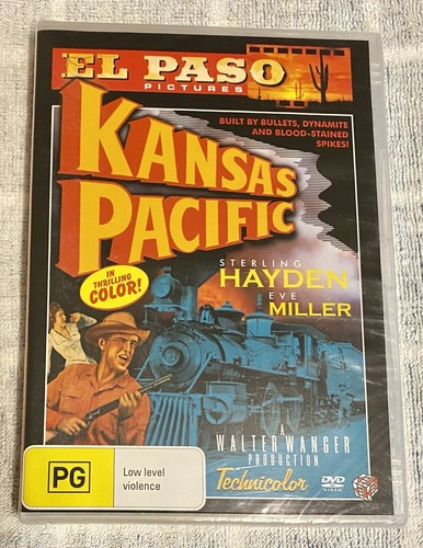 KANSAS PACIFIC (NTSC DVD 2011) STERLING HAYDEN EVE MILLER BRAND NEW ...