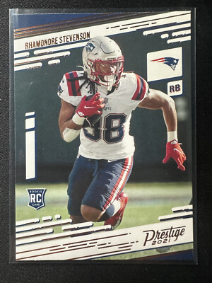 2021 Panini Chronicles Prestige Rhamondre Stevenson Rookie Card #278 | eBay