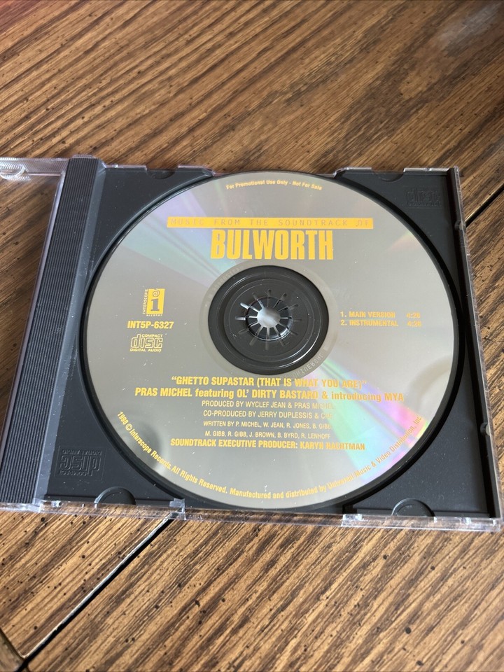 Pras Michel - Ghetto Supastar (CD Single, 1998 Universal) Bulworth 2 ...