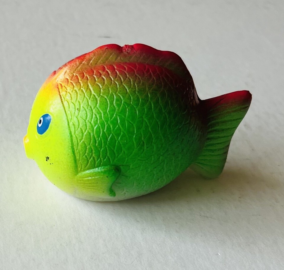 6 PC FISH BALL Toy-Stress Relief-Squeeze IT-Catch IT-Stress IT-Play ...