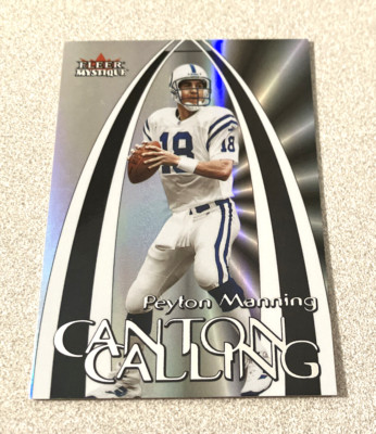 2000 Fleer Mystique Canton Calling #5CC Peyton Manning Colts | eBay