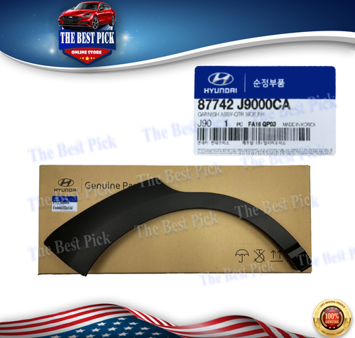 ⭐GENUINE⭐ REAR Quarter Panel Wheel Molding Right for Kona 2018-2023 ...