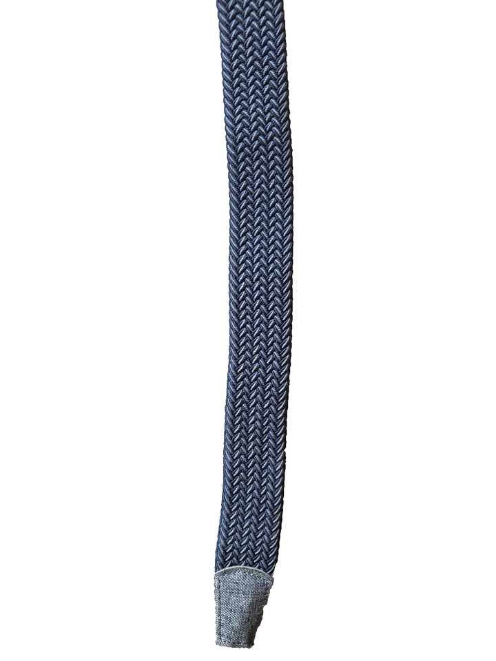 Travis Mathew Cuater Blue/Gray Woven Men's Belt Size M Poly Lastrile ...