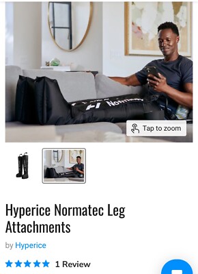 Hyperice Normatec Leg Attachments - Short (5'4" and under) Very hard to ...