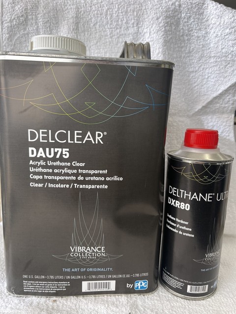 Ppg Acrylic Urethane Clearcoat DAU75 - 1 Gallon DAU75 & 1 Pint DXR80 ...