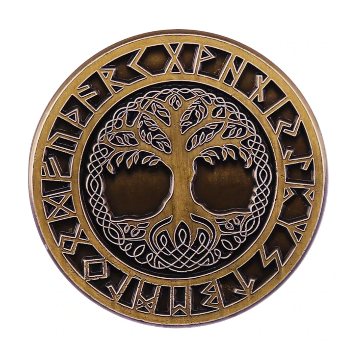 Pin De Rune Witch Huginn And Muninn. Odin Wall Clock Pagan, Rune And