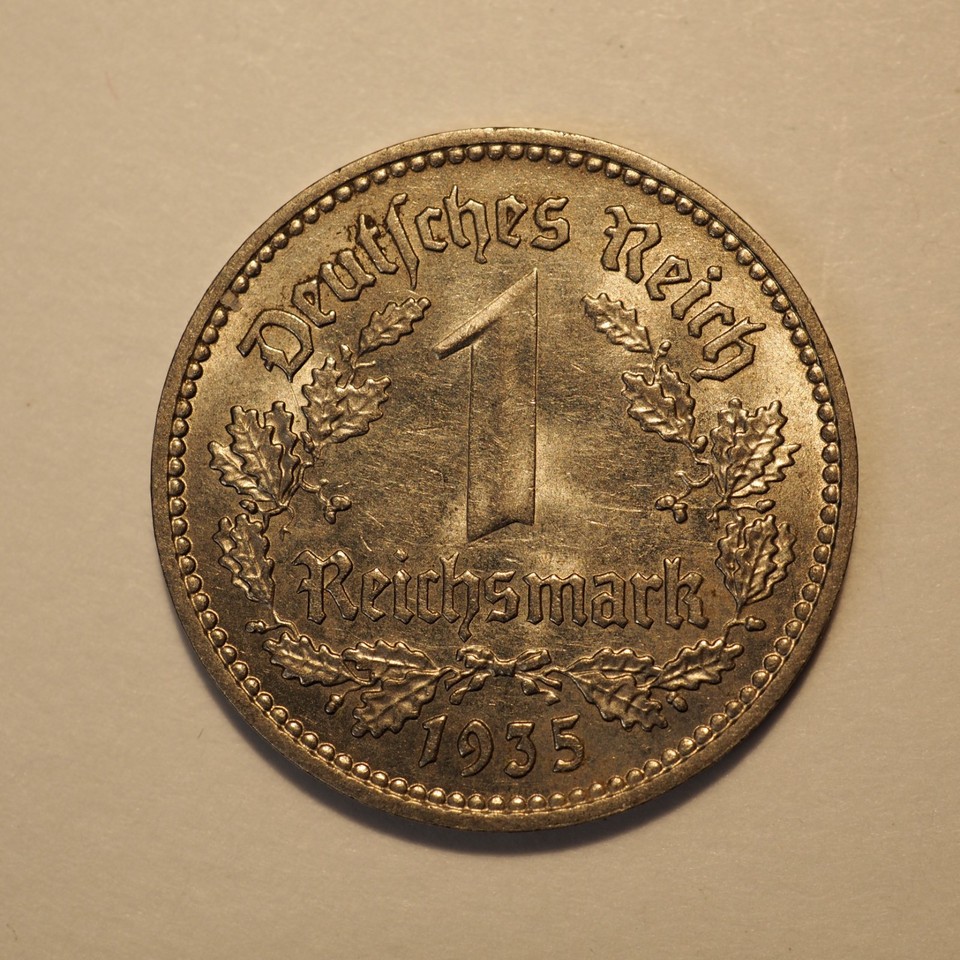 1935 GERMANY 1 REICHSMARK ***NICE !*** FREE SHIPPING! C1339 | eBay