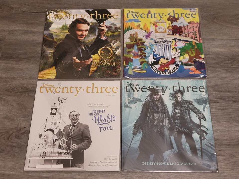 D23 Disney Twenty-Three Magazine Lot Of 8 From 2011 - 2027 | eBay