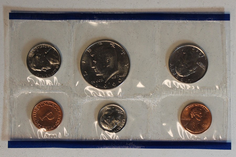 1990 PD US Mint Set (OGP) 10 coins | eBay