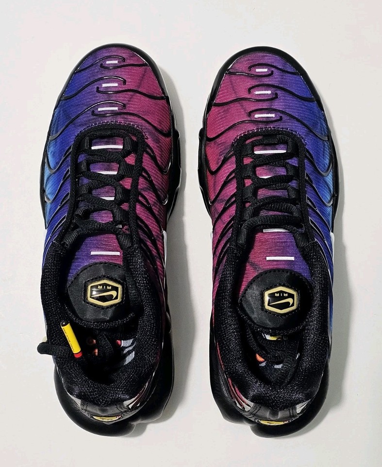 Nike Air Max Plus TN 25TH Anniversary Black Blue Red Men Shoes Sz 4 ...