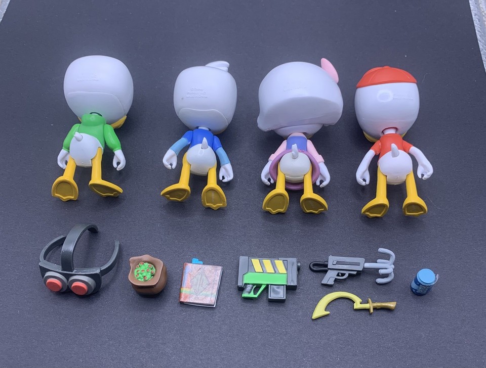 Disney DuckTales Huey Dewey Louie and Webby 3" Phatmojo Action Figures ...