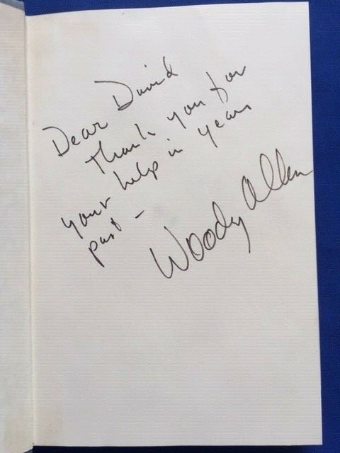 WITHOUT FEATHERS - 1ST. INSCRIBED BY WOODY ALLEN TO PRODUCER DAVID ...
