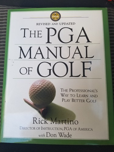 Great golf table book. The PGA manual of golf 9780446526531| eBay
