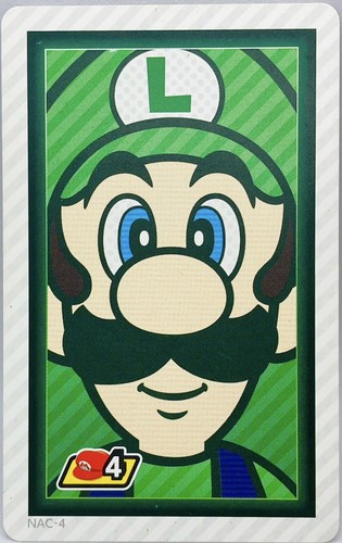AR Card Luigi Nintendo 3DS Super Mario Bros NAC-4 | eBay