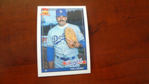 1991 TOPPS # 737 TIM CREWS BASEBALL CARD | eBay