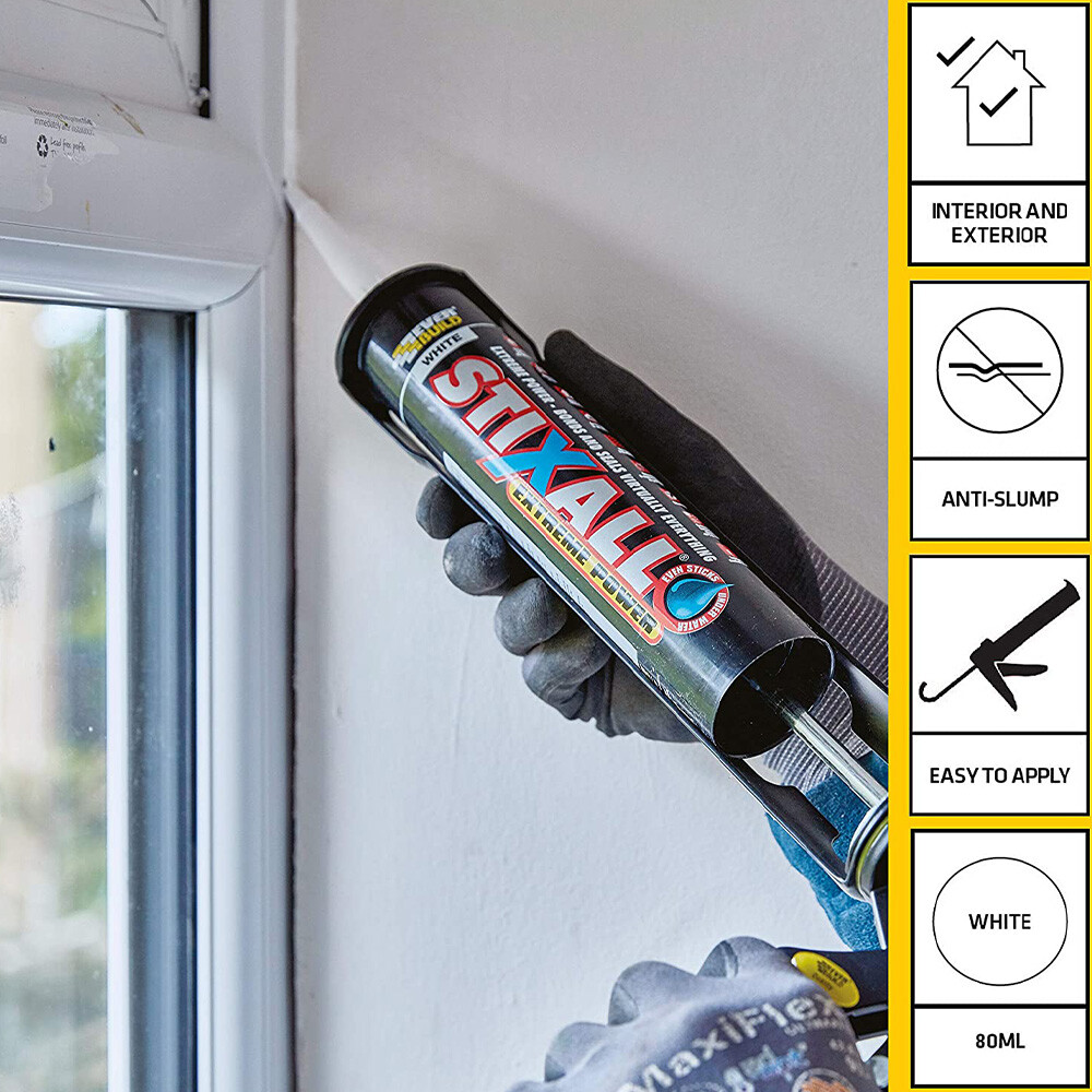 STIX-ALL Extreme Power CLEAR 290ml, Adhesive, Sealant Hybrid Polymer ...